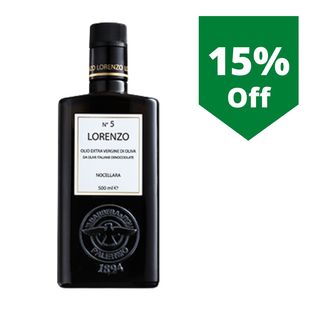 BARBERA LORENZO No. 5 EVOO 6x50cl - Cibosano